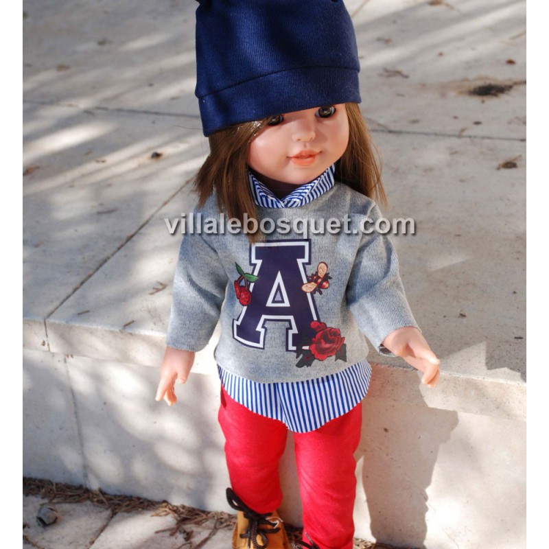 POUPEE PREPPY GIRL AMBER - poupée à jouer The Preppy & Endisa